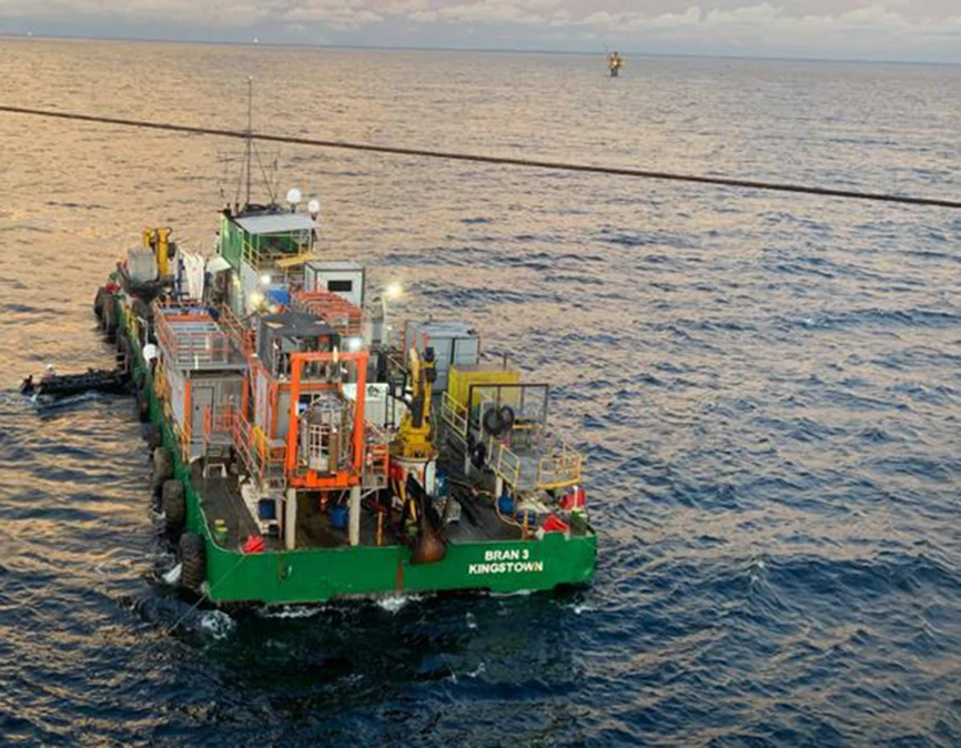 Diving support barges